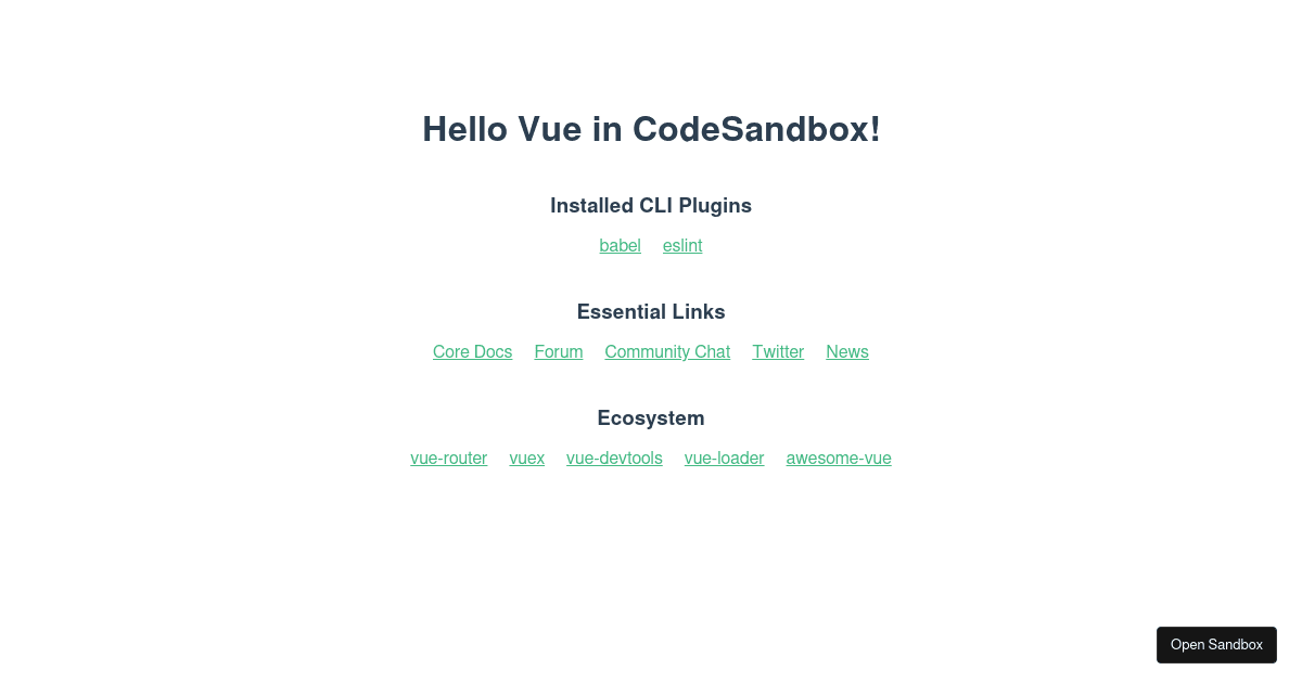 vue-sample - Codesandbox