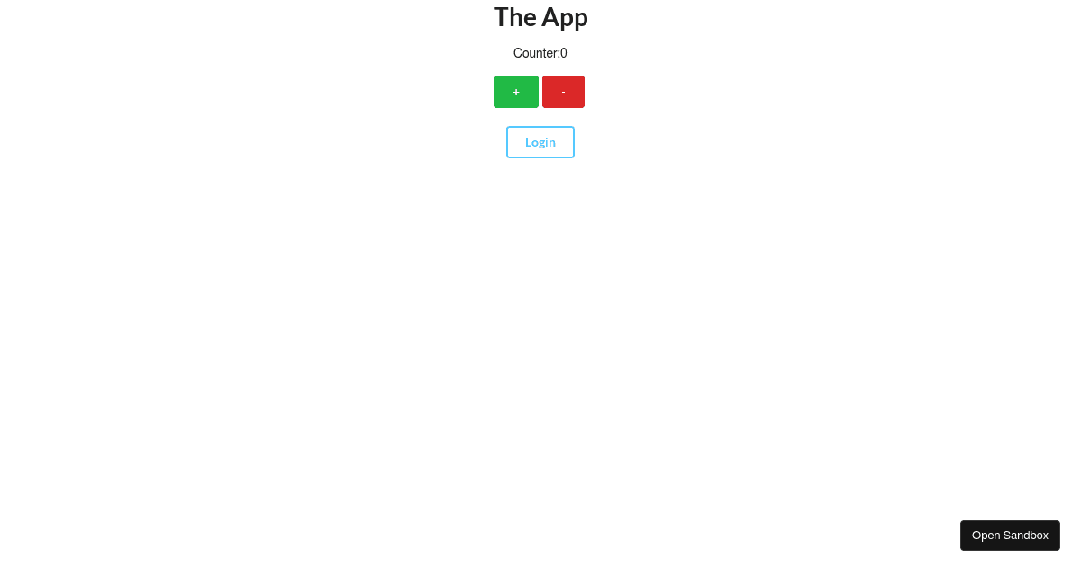 Redux-ReactApp - Codesandbox