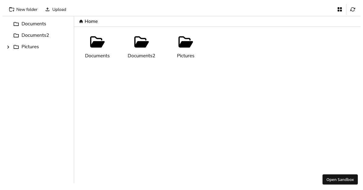 file-manager - Codesandbox