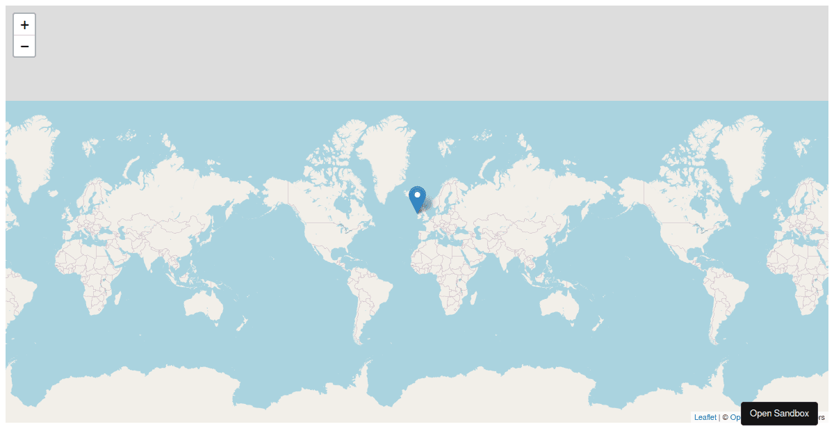 React Leaflet Drift Markerv2 Forked Codesandbox