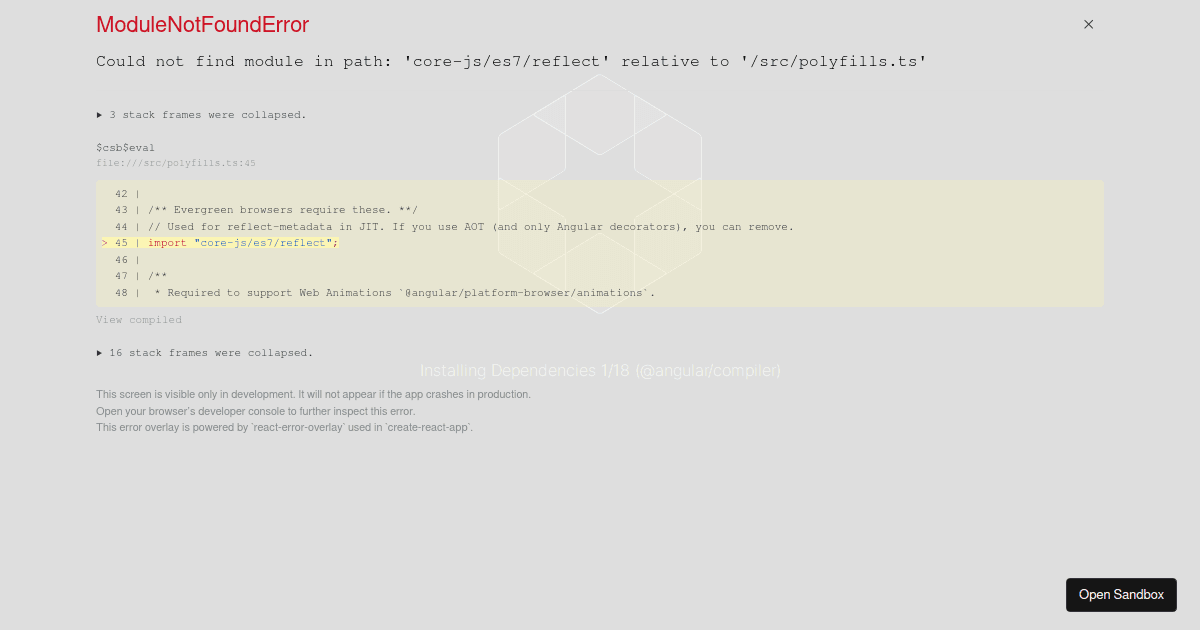 Angular - Codesandbox
