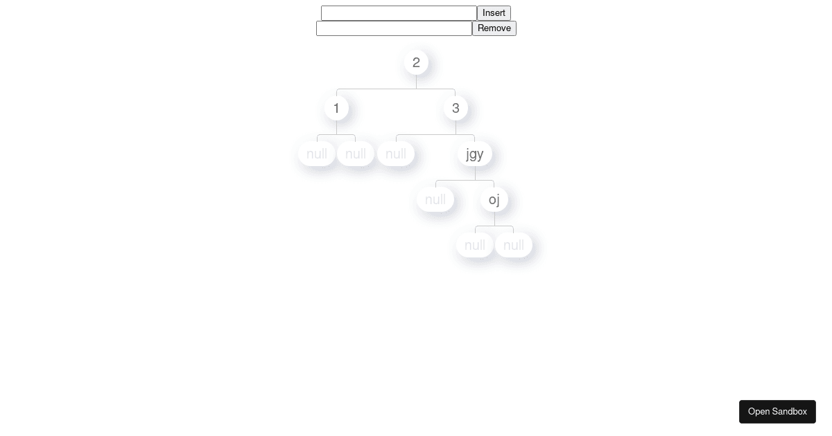 Simple Example Forked Codesandbox