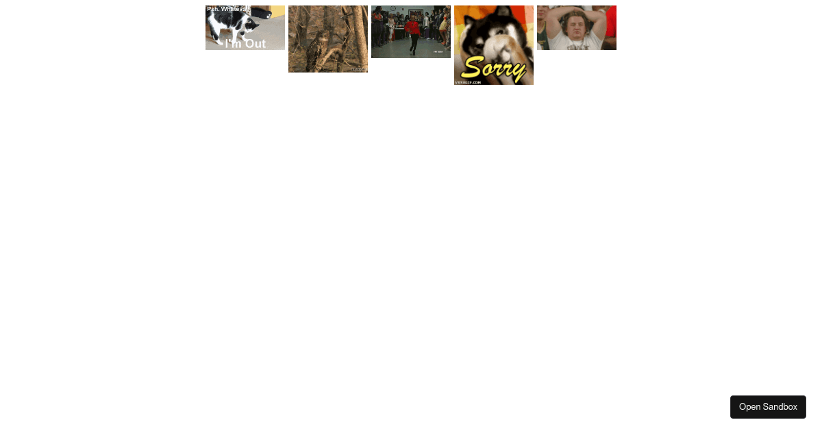 React Staggered Grid With React Typescript Demo Forked Codesandbox