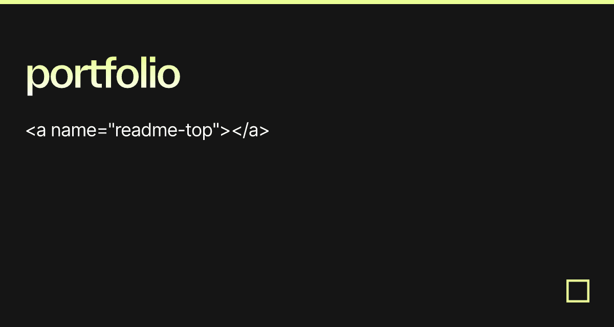 portfolio - Codesandbox