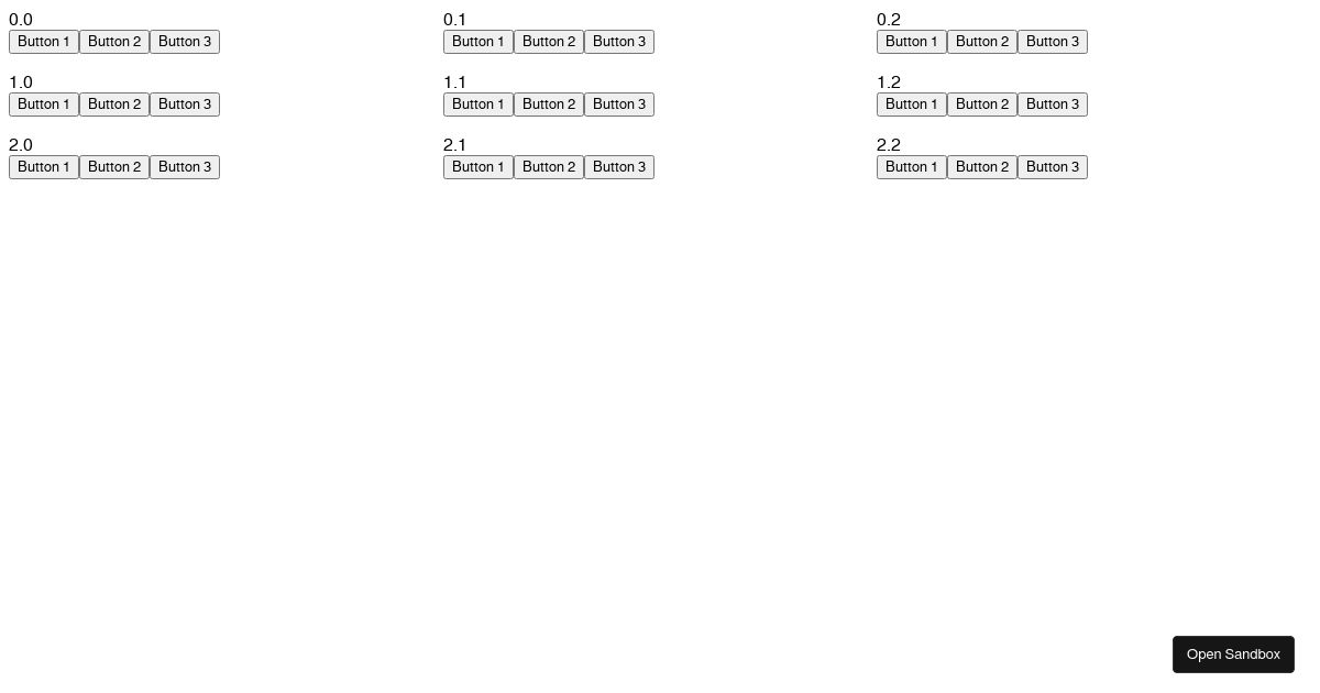 Ariakit CompositeContainer - Codesandbox