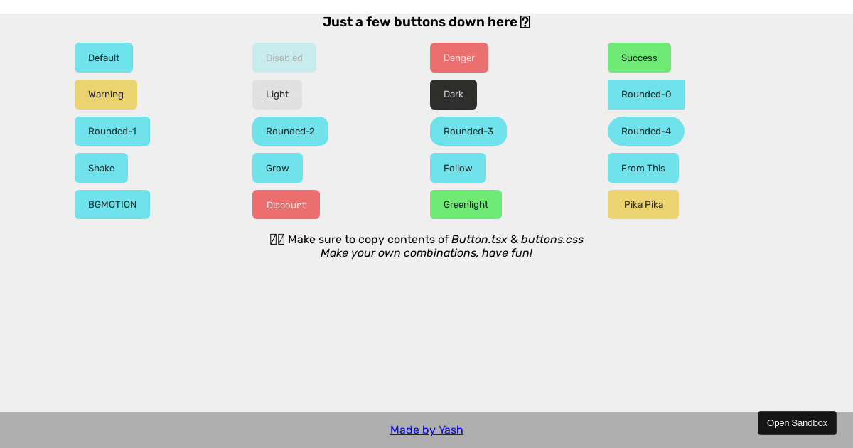 more-buttons - Codesandbox