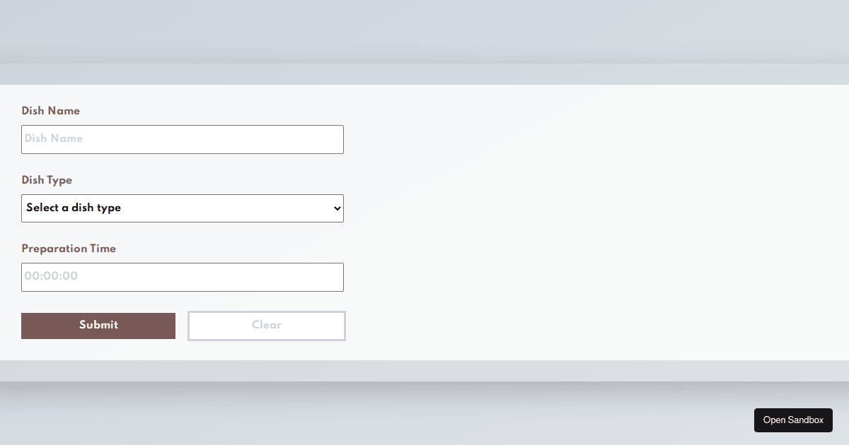 wojtalewski/form-component-task - Codesandbox