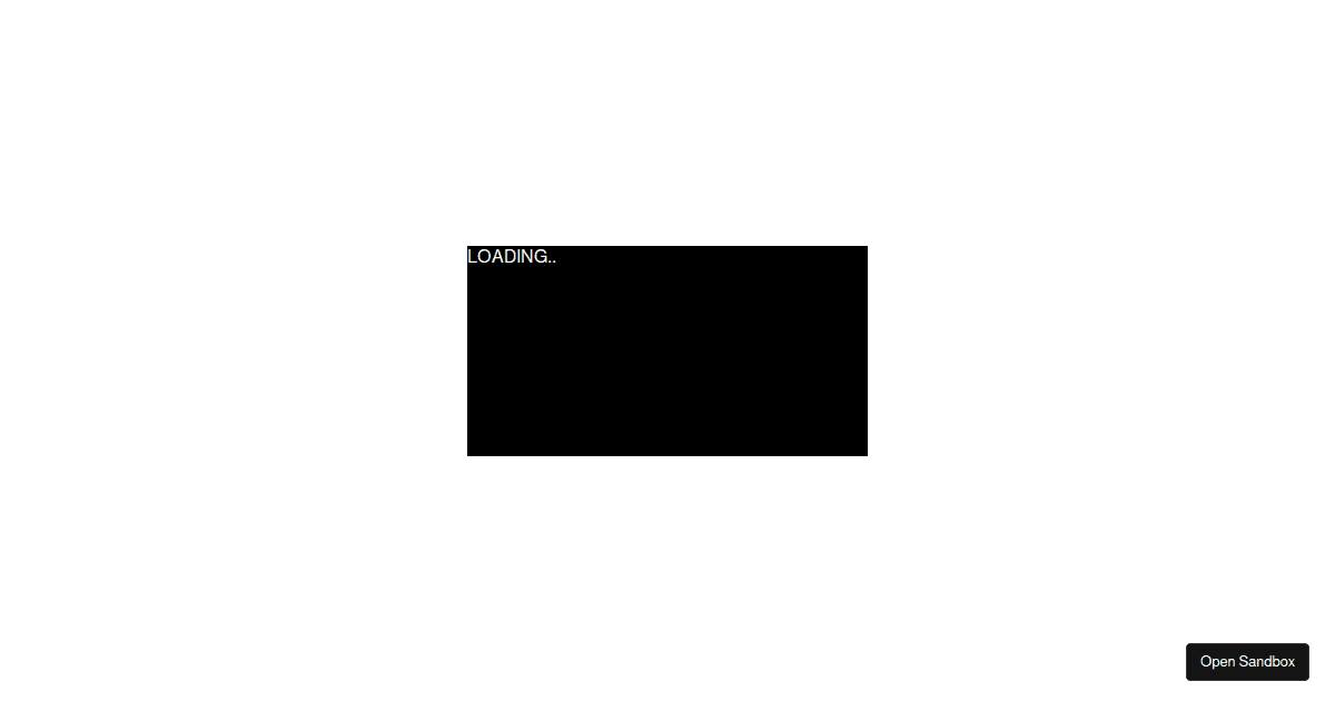 Basic Loading Screen - Codesandbox Basic Loading Screen - Codesandbox