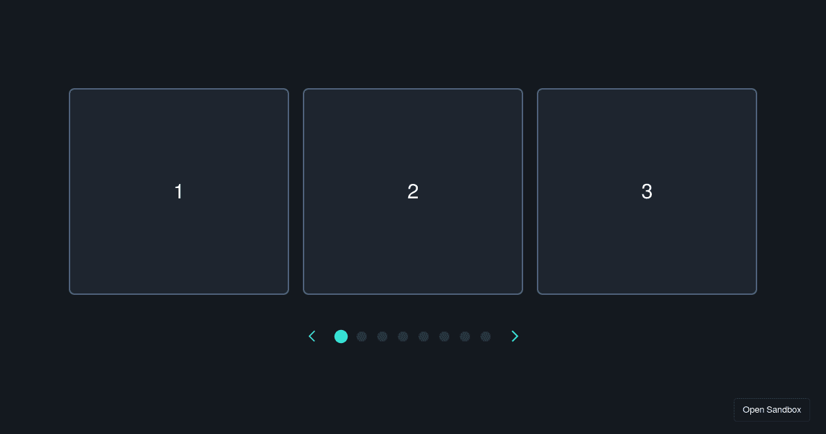 blaze-slider NPM playground (forked) - Codesandbox
