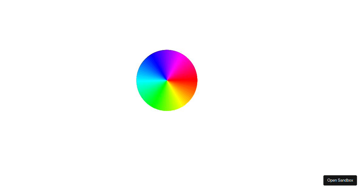 Gradient Circle Animation - Codesandbox