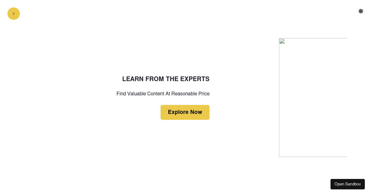 frontend - Codesandbox