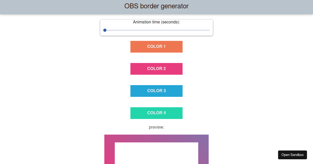webcam-border-generator (forked) - Codesandbox