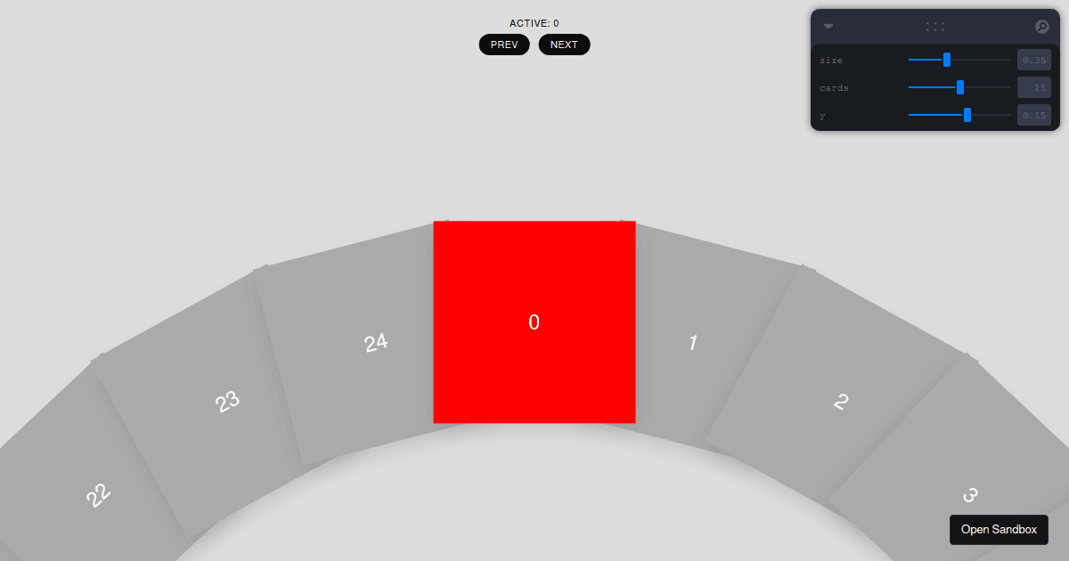 Scrolling wheel - Codesandbox
