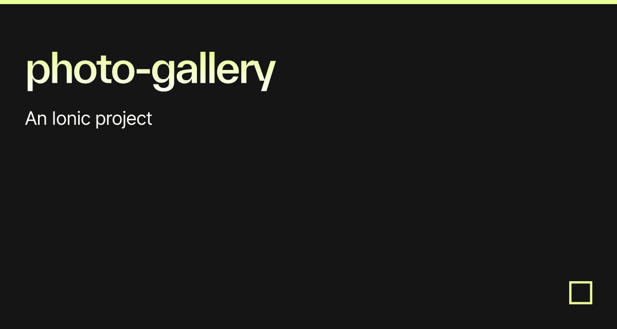 photo-gallery - Codesandbox