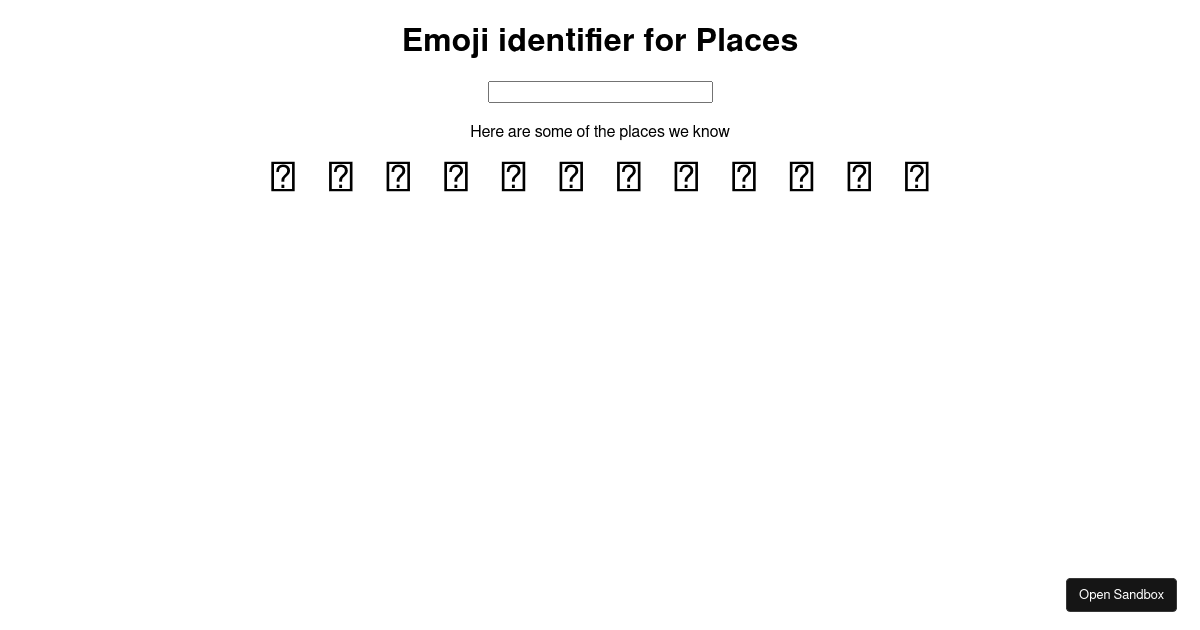 emoji-identifier - Codesandbox