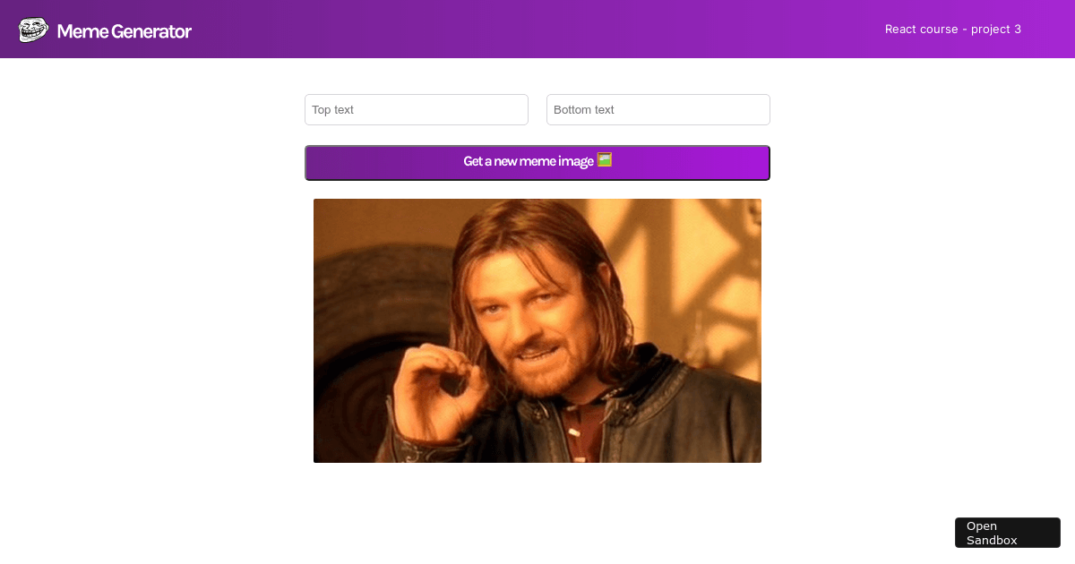 meme-generator - Codesandbox