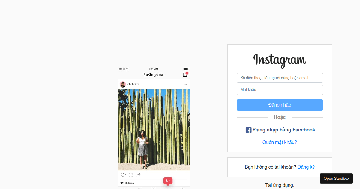 instagram-clone - Codesandbox