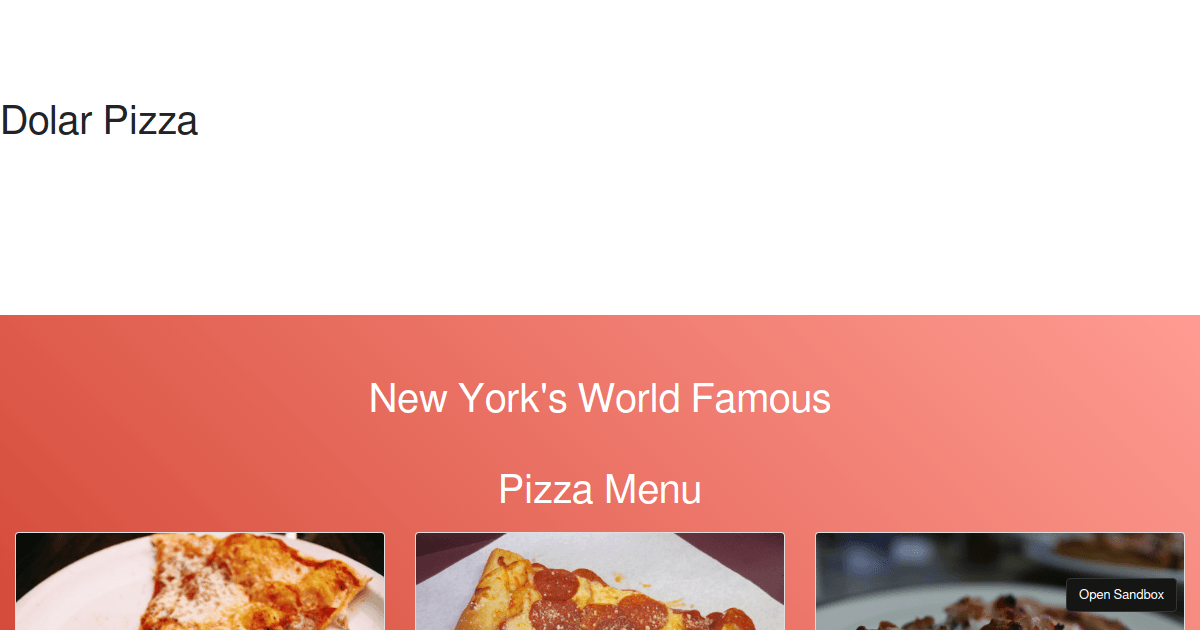 first react js mini project - Codesandbox