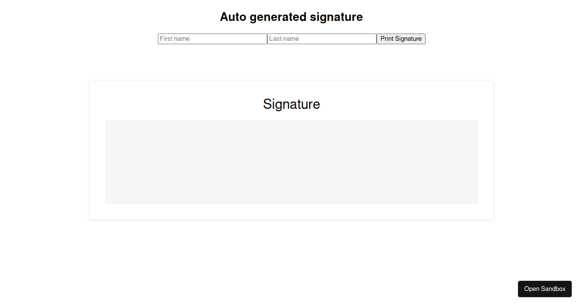 fiffy-and-html2canvas-signature-example - Codesandbox