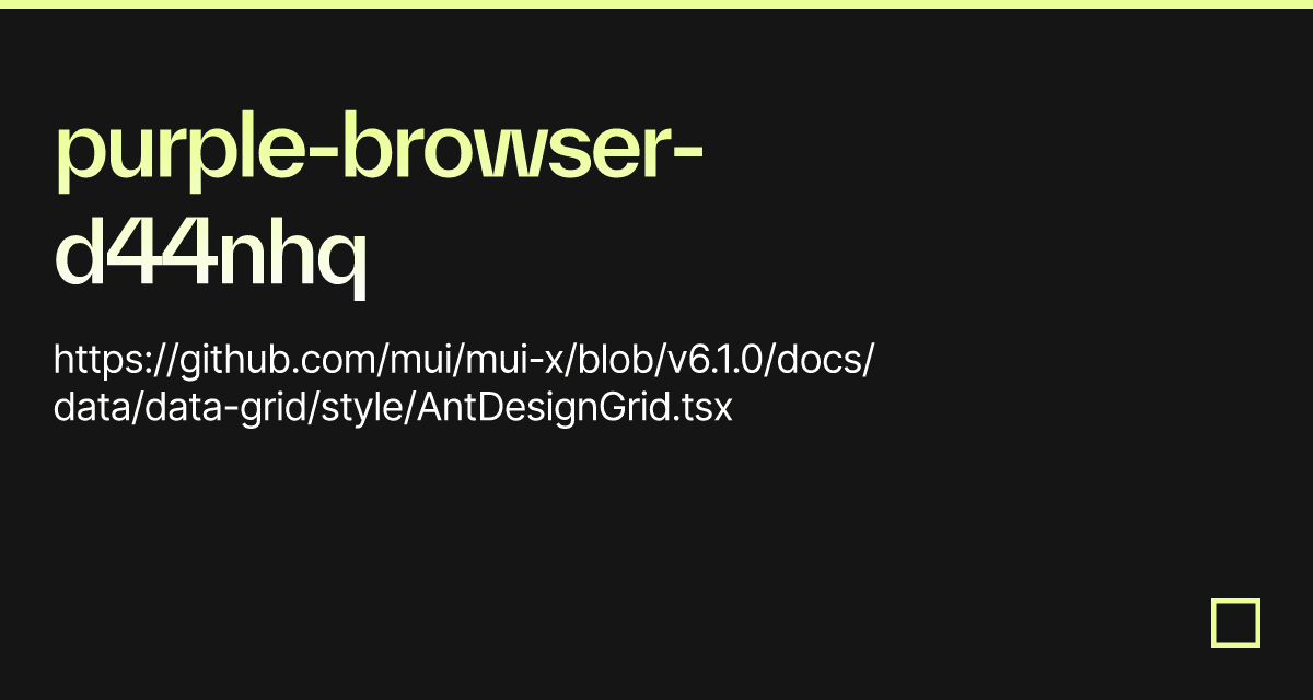 purple-browser-d44nhq - Codesandbox