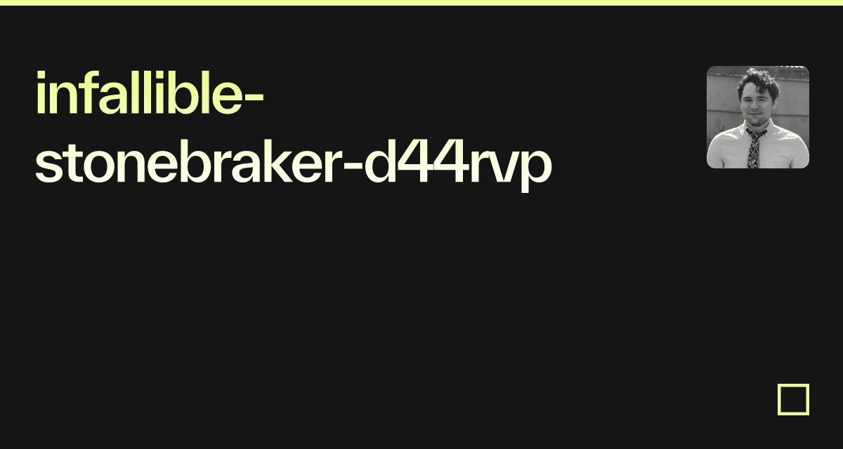infallible-stonebraker-d44rvp - Codesandbox