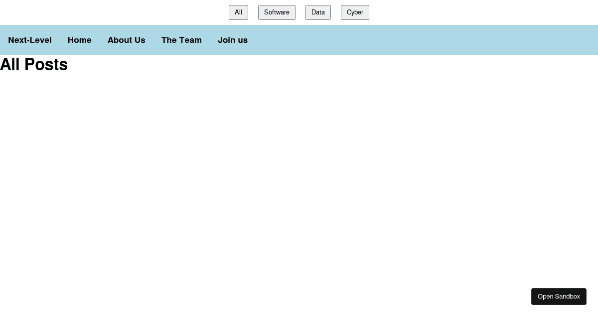 Official Main Project 2nd Draft (forked) - Codesandbox