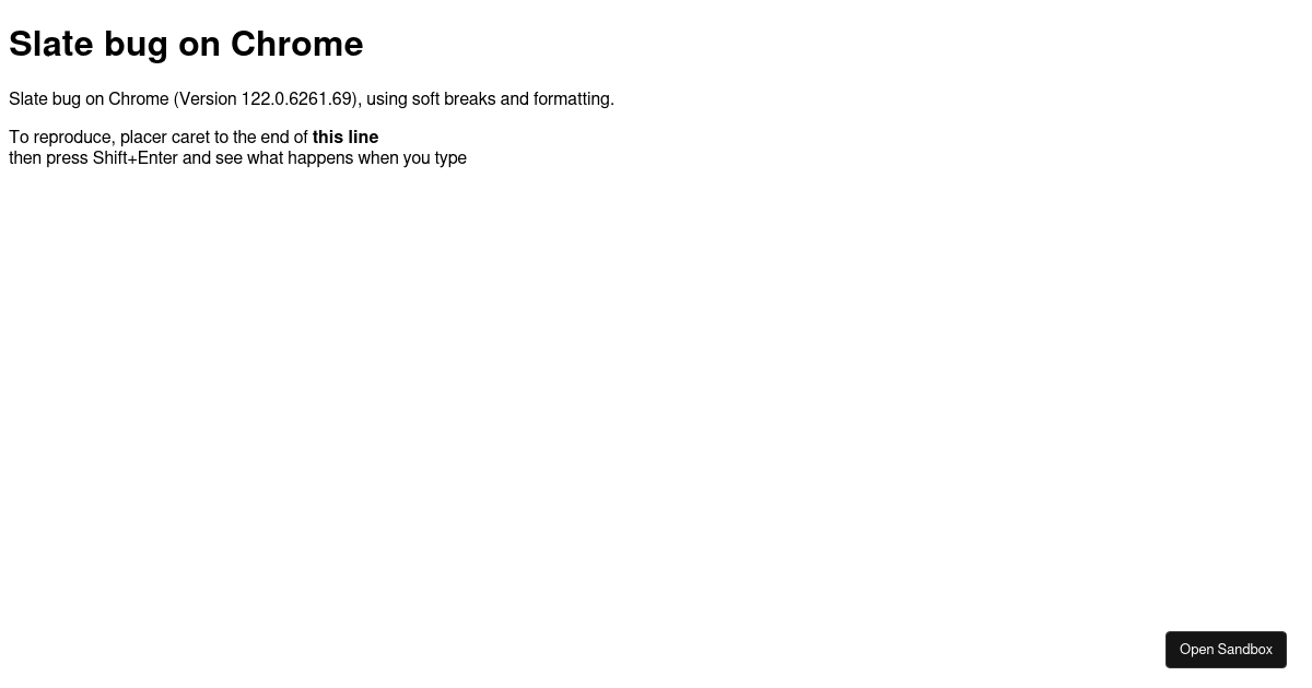 slate-chrome-bug - Codesandbox
