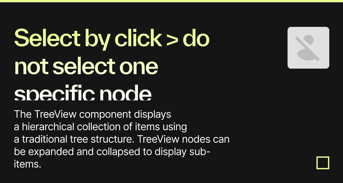 Select By Click Do Not Select One Specific Node Codesandbox 0827