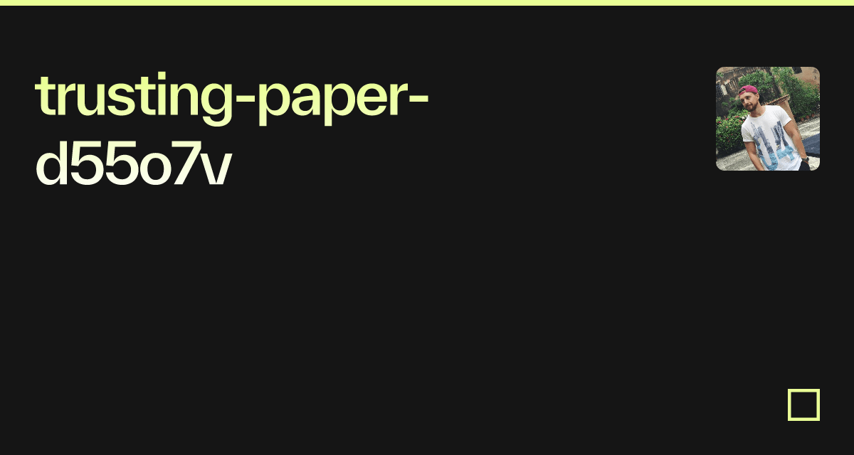 trusting-paper-d55o7v - Codesandbox