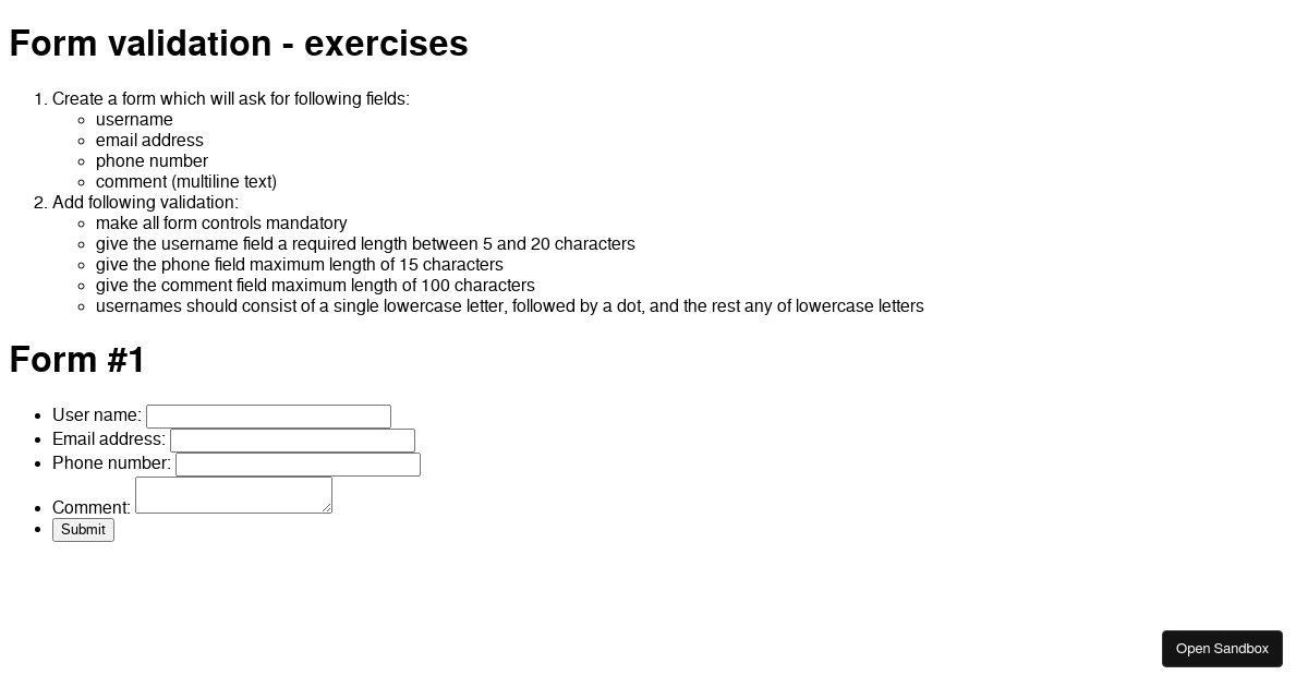 form-validation-solution - Codesandbox