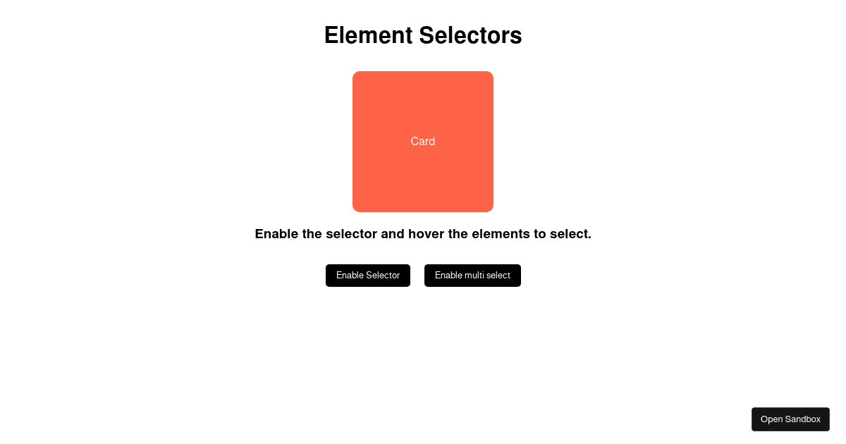 React Codesandbox