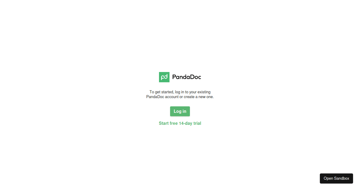 pandadoc - Codesandbox