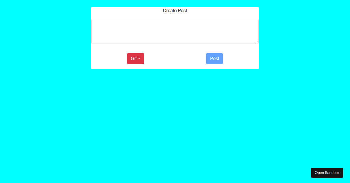 facebook-ui - Codesandbox