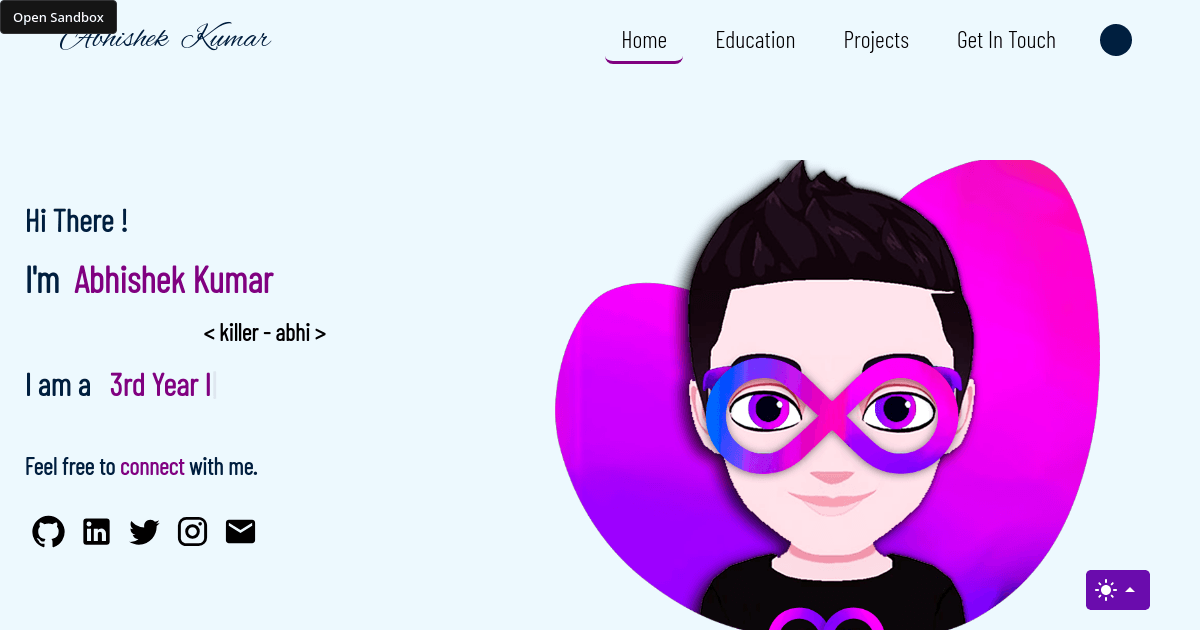 personal-portfolio - Codesandbox