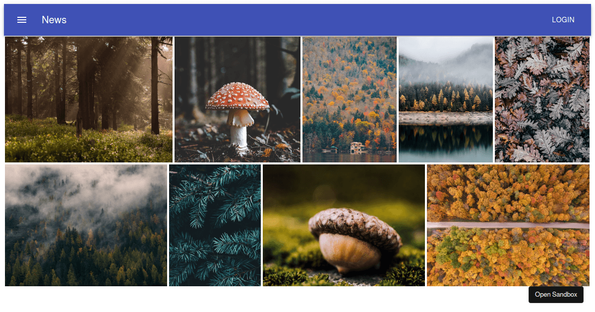 react-photo-gallery with Image Viewer - Codesandbox
