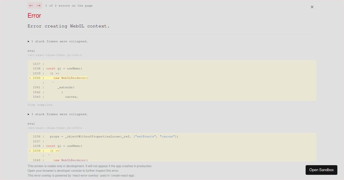 React-Three-Fiber Scroll Bug - Codesandbox React-Three-Fiber Scroll Bug - Codesandbox