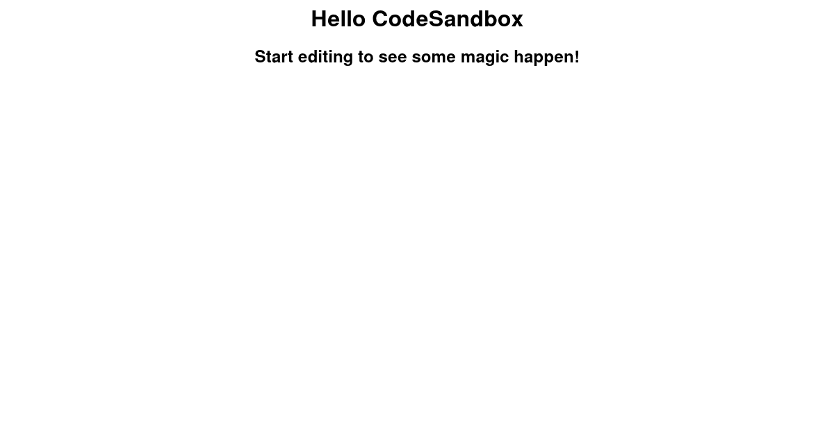 ecstatic-leftpad-cd6njl - Codesandbox