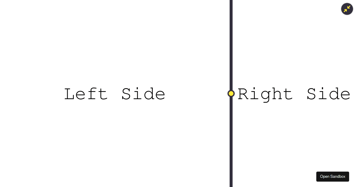react-split-viewport - Codesandbox