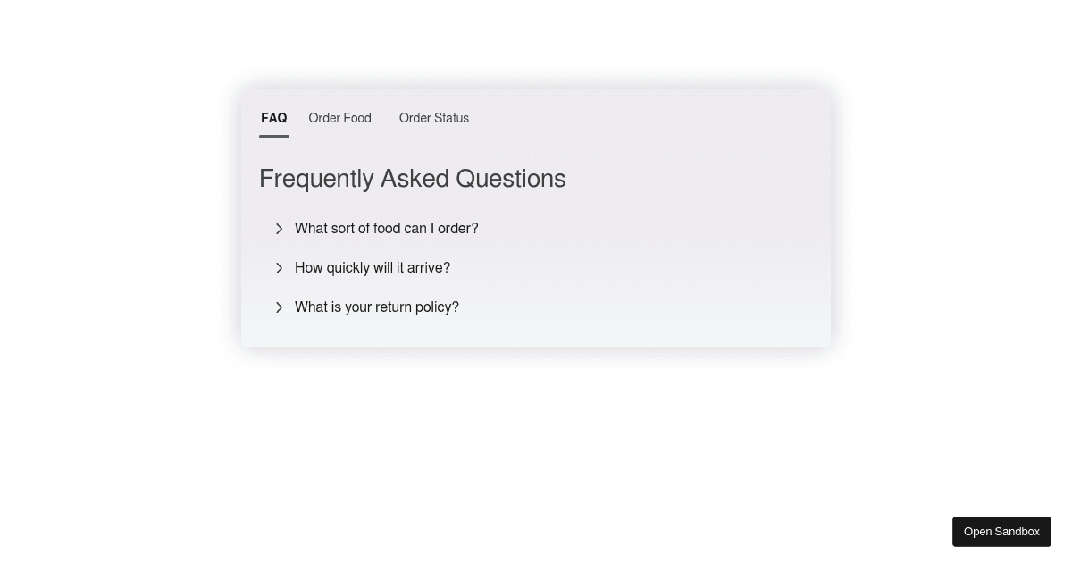 React Wrapper Example - Codesandbox