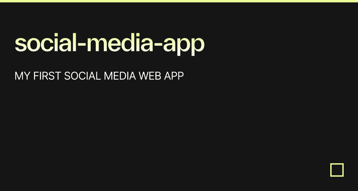 social-media-app - Codesandbox