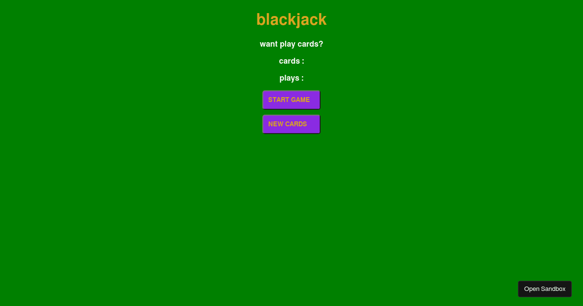 Htmlcss And Javascript Codesandbox