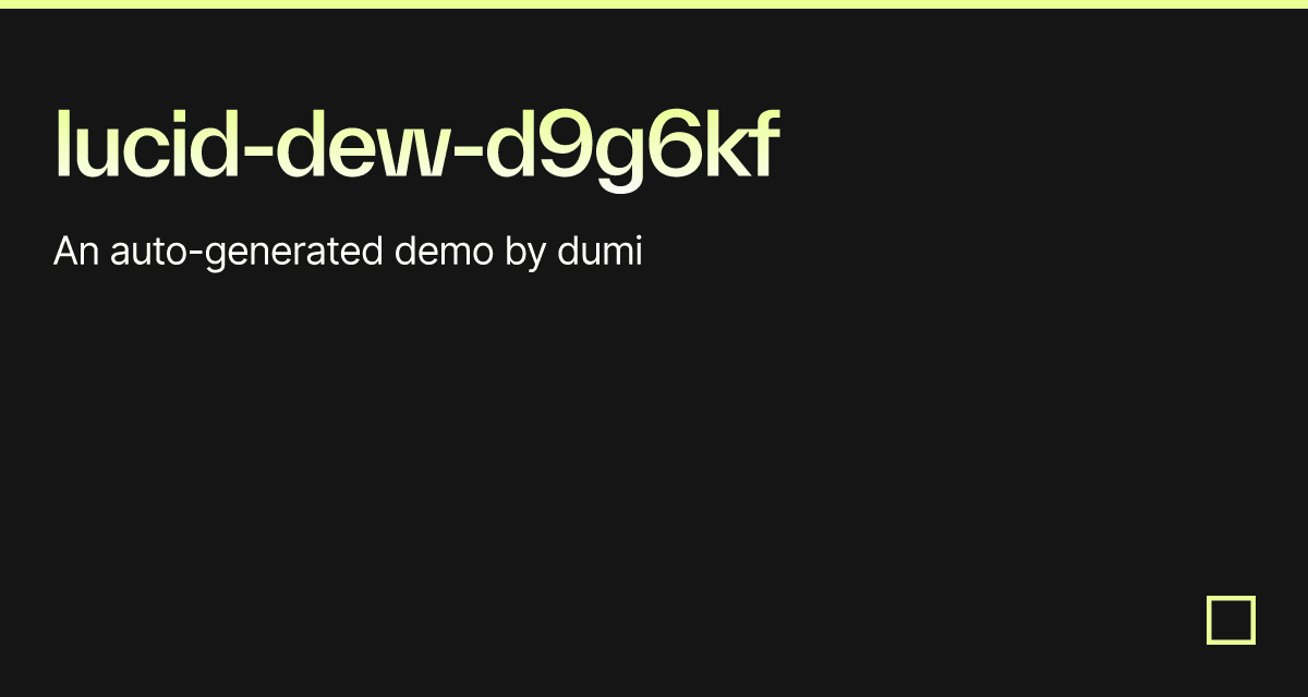 lucid-dew-d9g6kf - Codesandbox