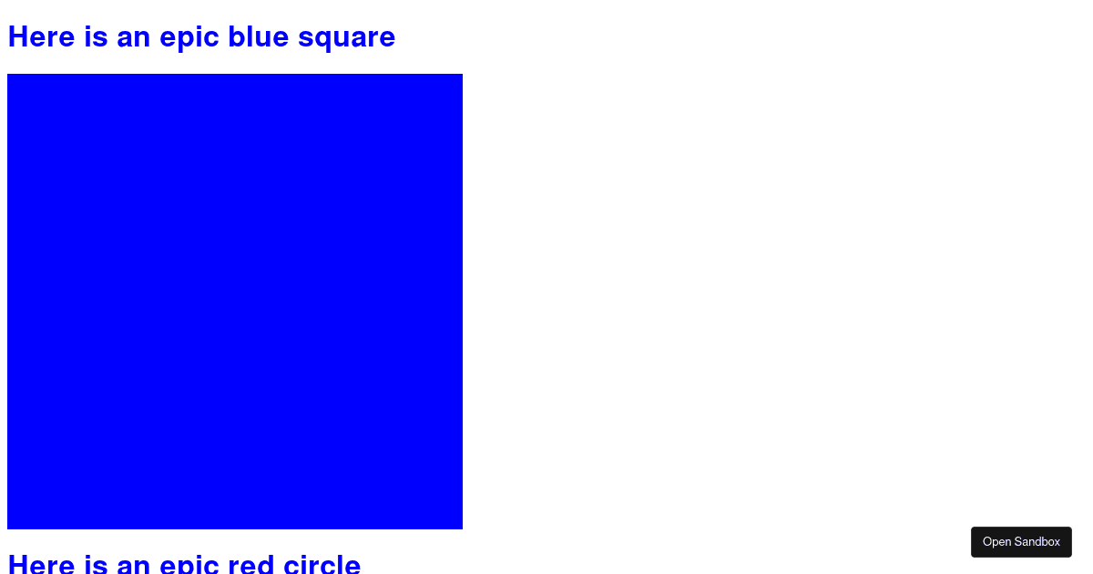 HTML/CSS Practice (forked) - Codesandbox