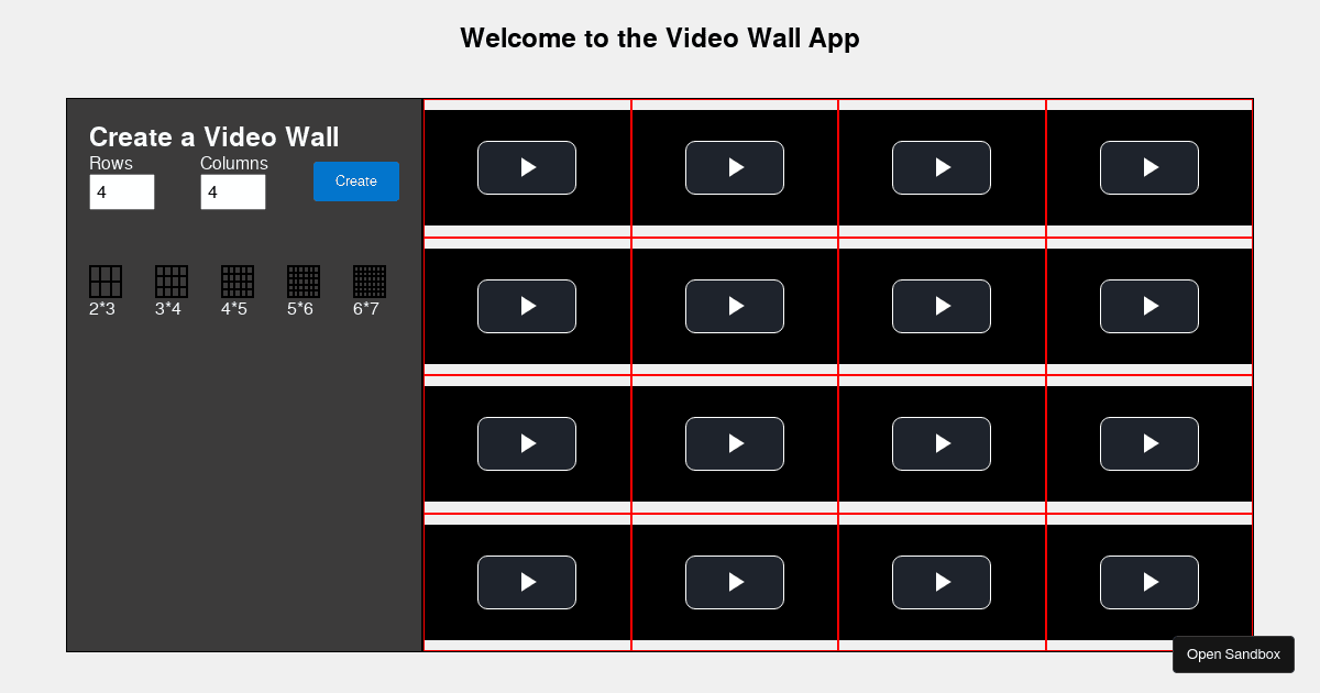 dynamic-video-wall - Codesandbox