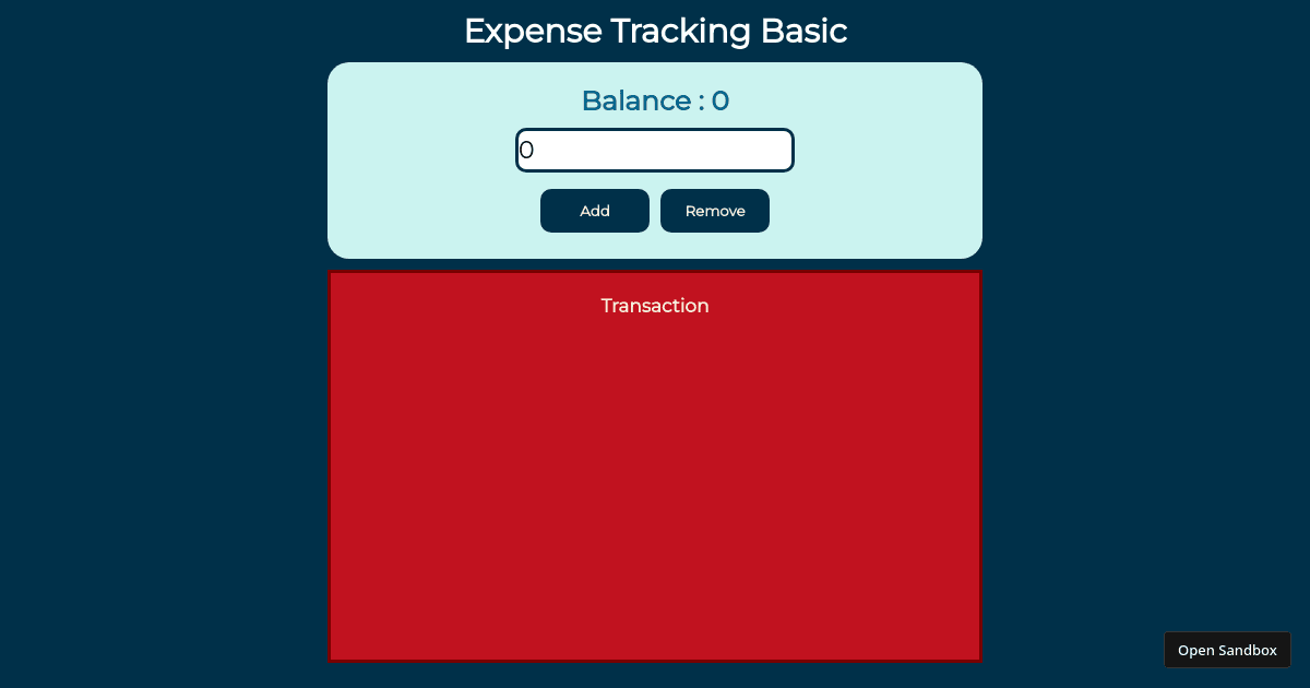assignment - Codesandbox