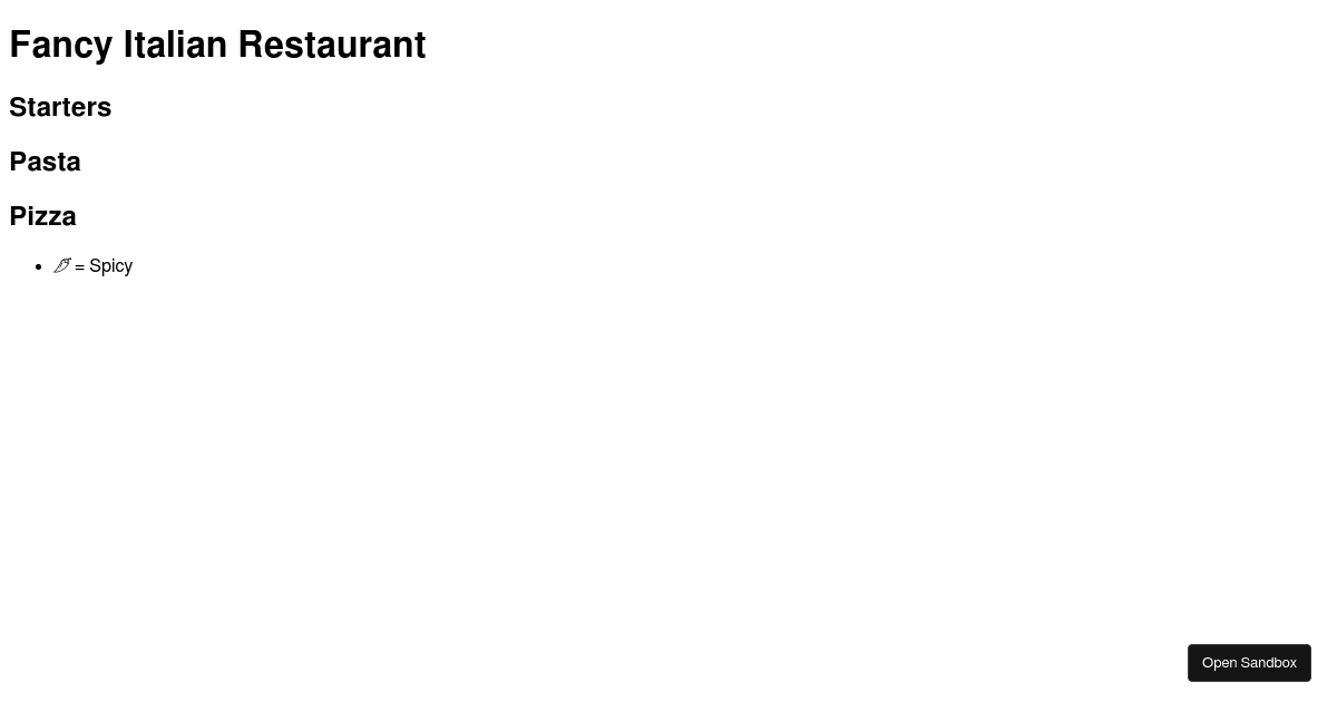 2022 Internship Exercise - Menu (forked) - Codesandbox