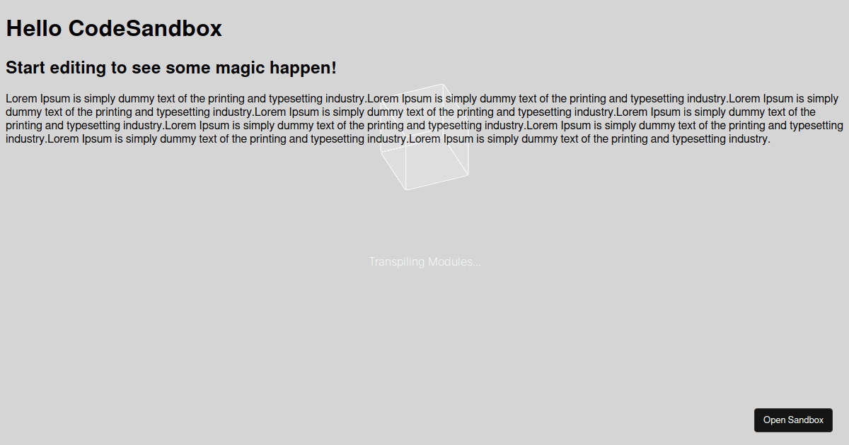 ellipsed - Codesandbox
