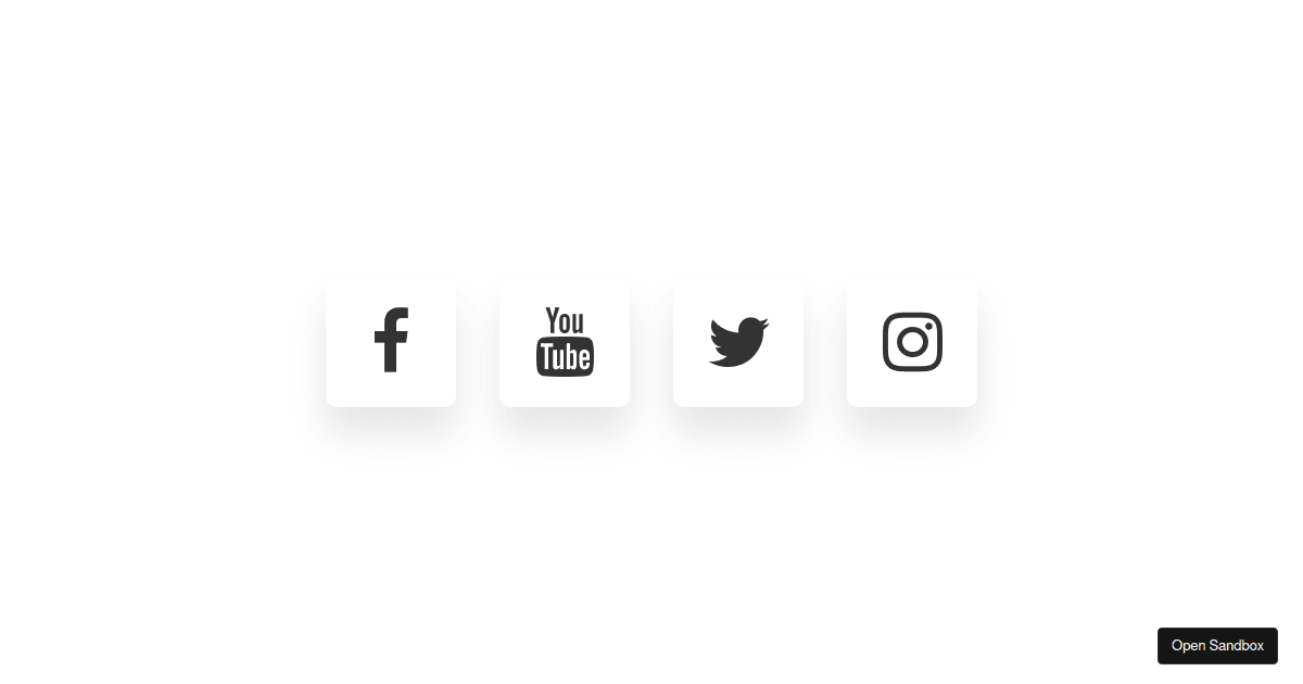 Icon Hover Effects Using Css And Javascriptincomplete Codesandbox