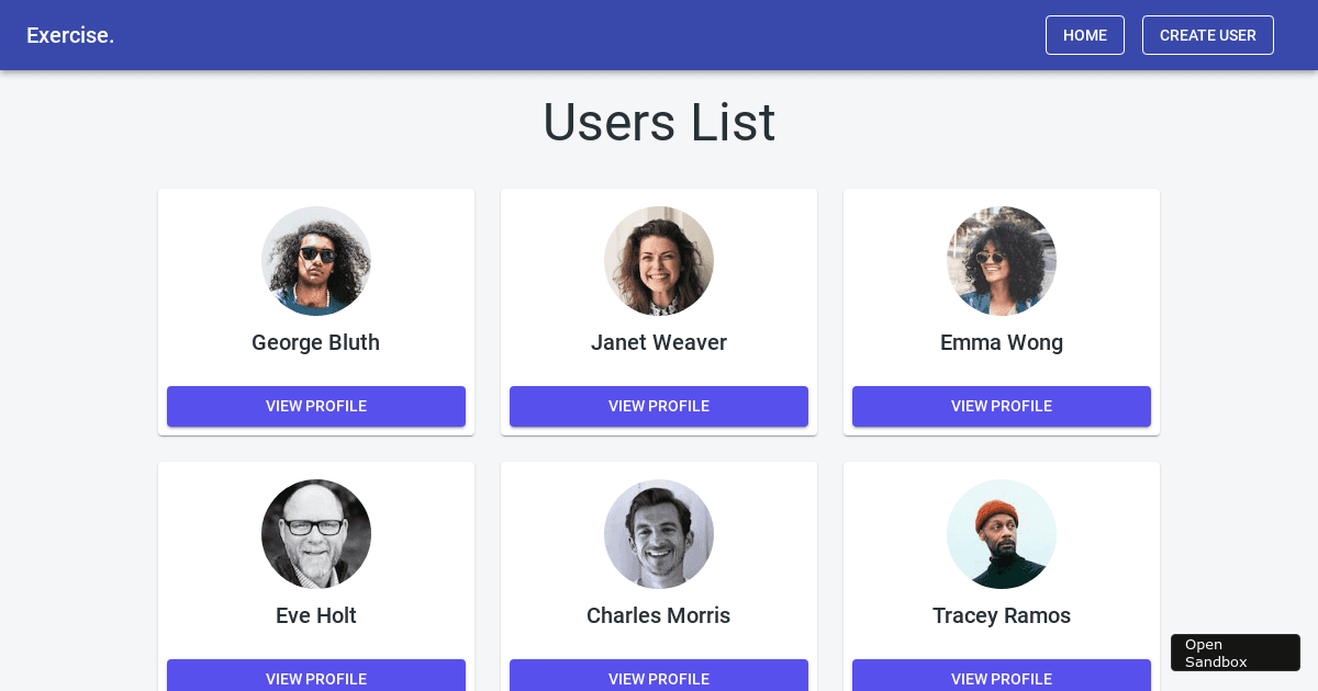 line-up - Codesandbox