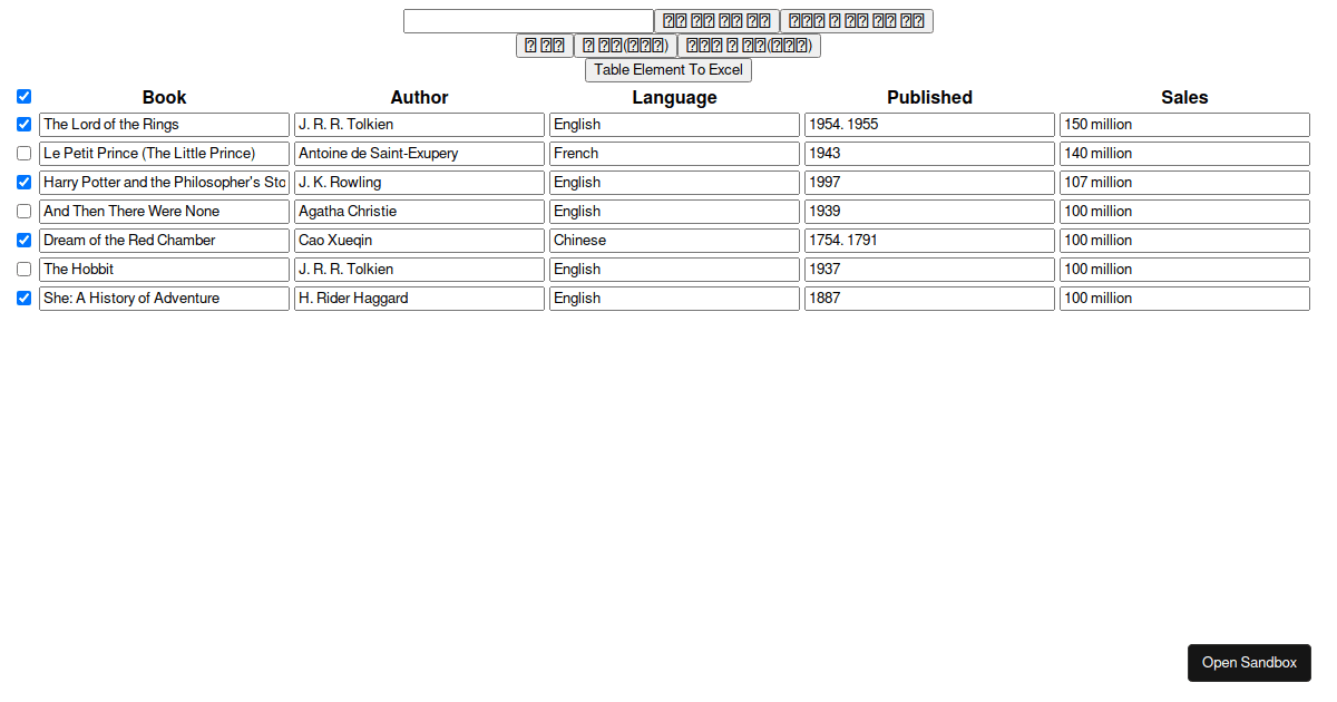 react-grid-company - Codesandbox